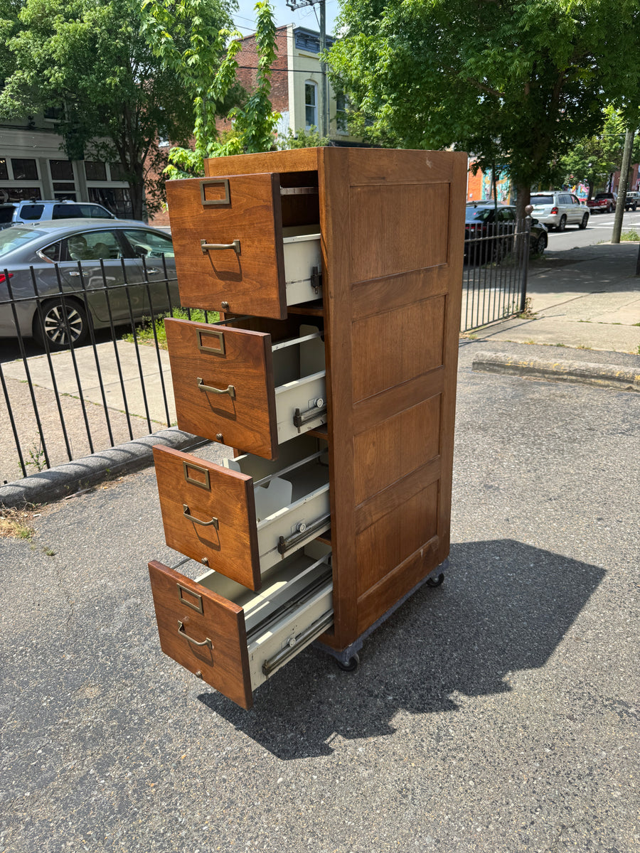 Walnut Filing Cabinet – BOHO TO GO
